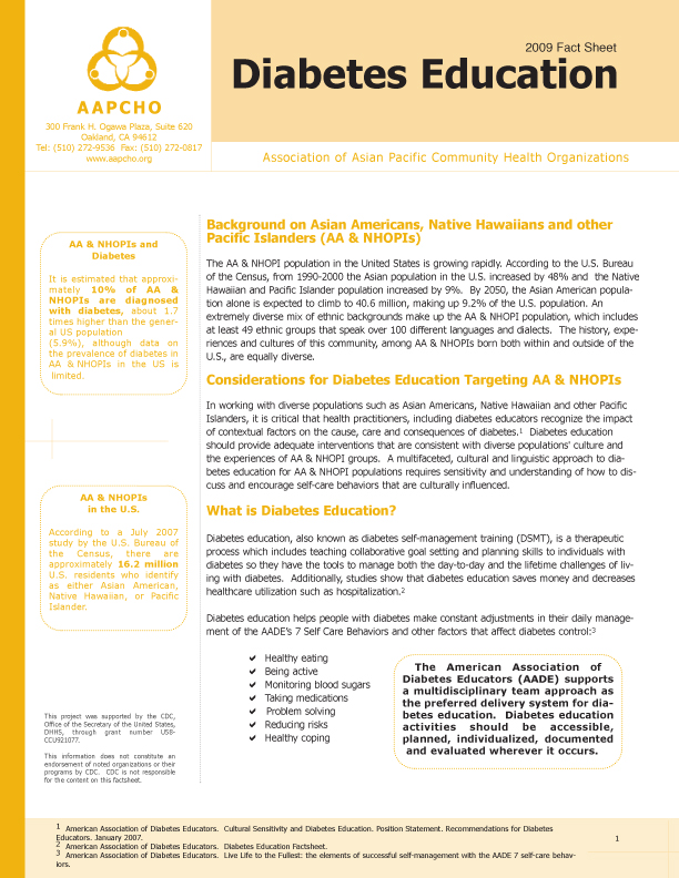 Patient Education For Diabetes Pdf